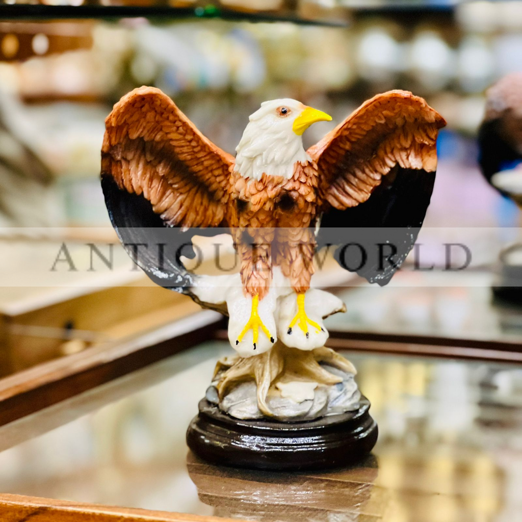 Miniature Falcon Sculpture Art