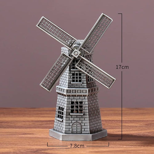 Antique Dutch Windmill Model